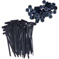 50 nylon universal cable tie straps - durable plastic for car hoods and ...