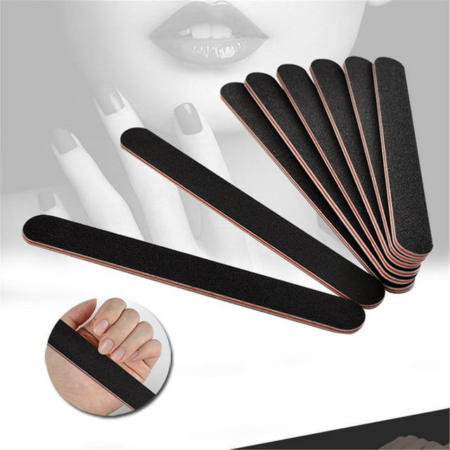 12pc Professional Emery Board Nail File Set for Fingernail and Toenail ...