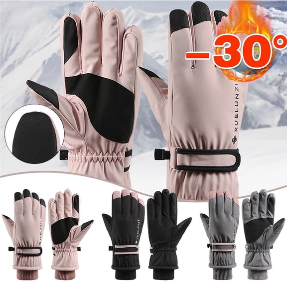 Up to 50% off! Caoblia Winter Gloves Men Thicken Fleece Liner Touch ...