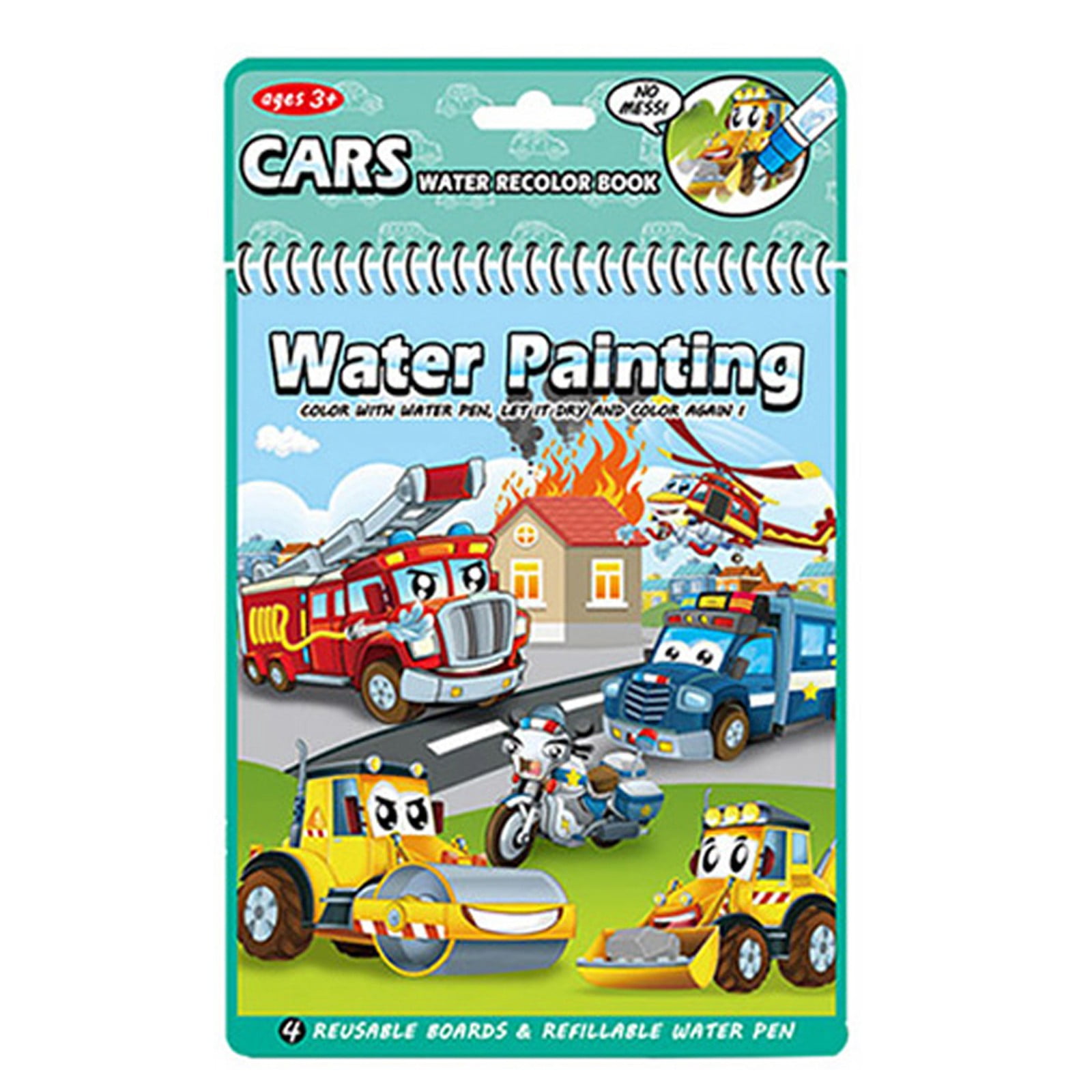50% off!Picture Book,Water Drawing Book for Kids Reusable Magic Water ...