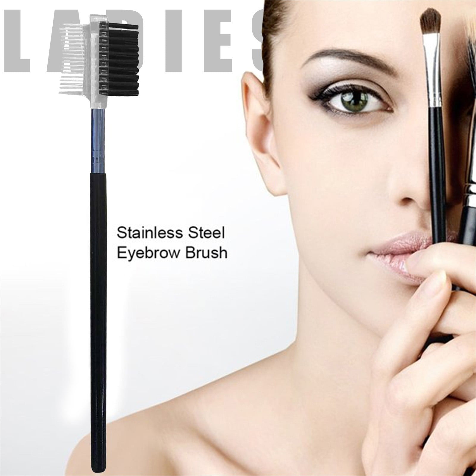 50% off Stainless Steel Eyelash & Brow Comb and Brush - Walmart.com