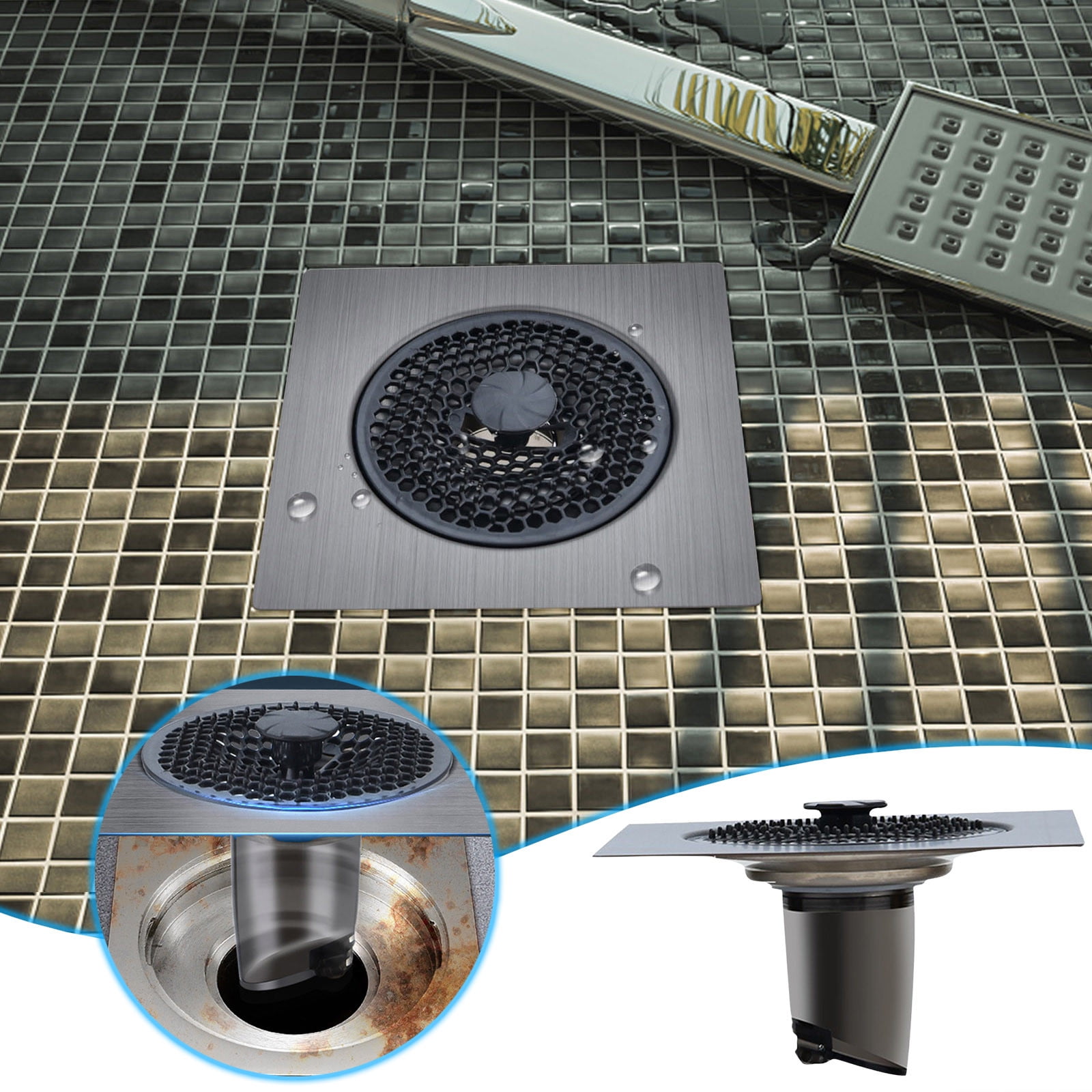 50% off! maho Floor Cover Device, Drainage , Odor Device, Bathroom ...