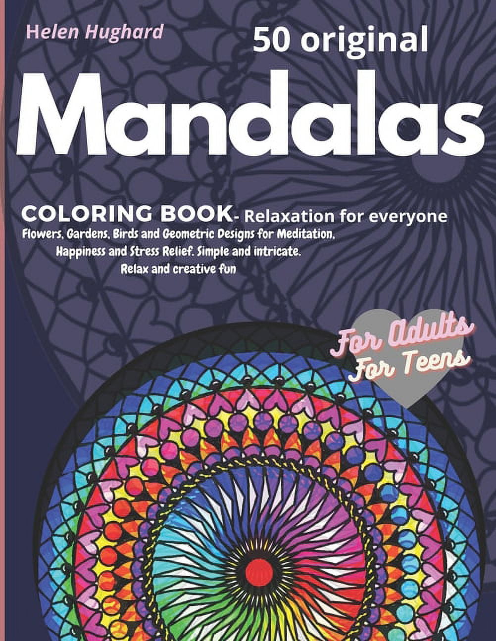 50 original Mandalas Coloring Book - Relaxation for Everyone with ...