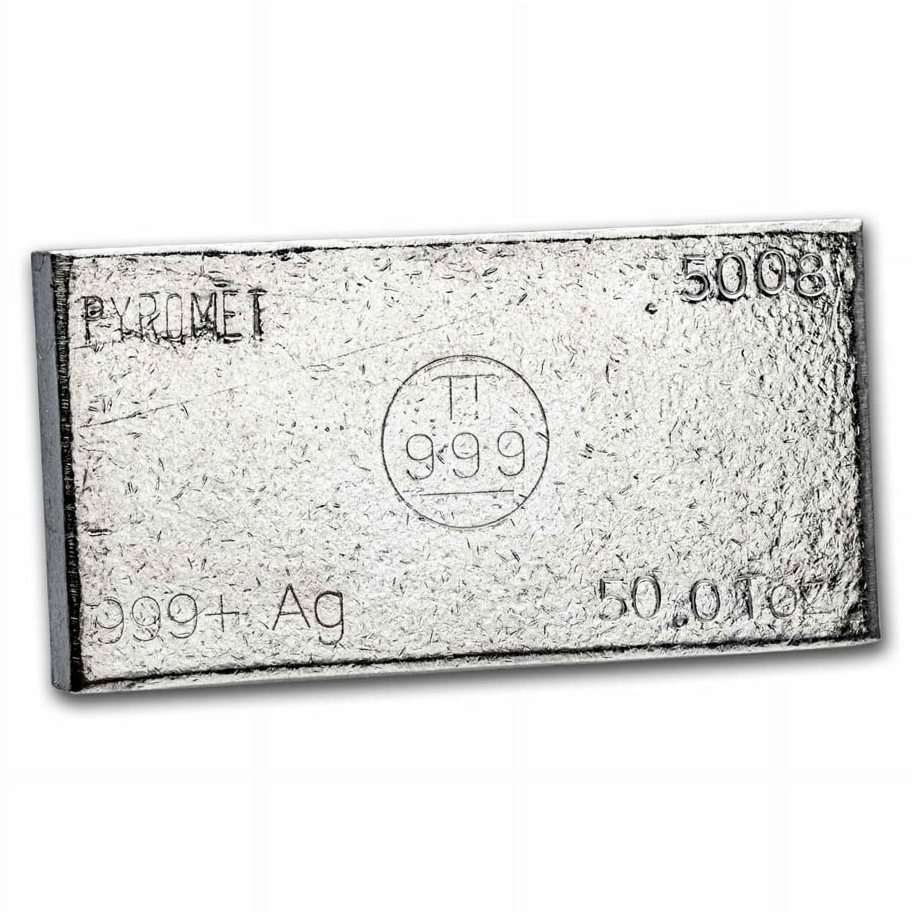 50 oz Silver Bar - Pyromet - Walmart.com