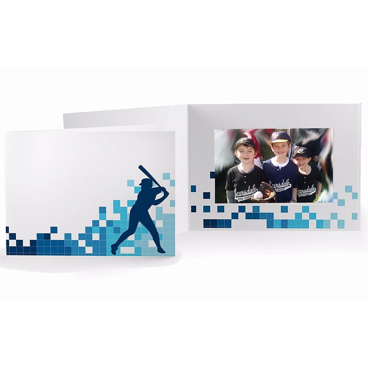 (50 pack) BASEBALL LOCKER ROOM Cardboard Photo Folder for 6x4 prints ...