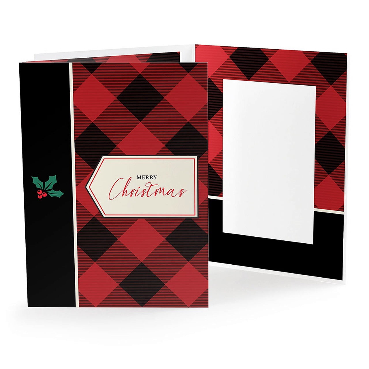 (50 pack) Holiday PLAID Photo Folder for 4x6 portrait prints - 4x6 ...