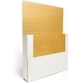 50 pack Letter Size Corrugated Mailer,11 1/8 x 8 5/8 x 2'', Easy-Fold ...