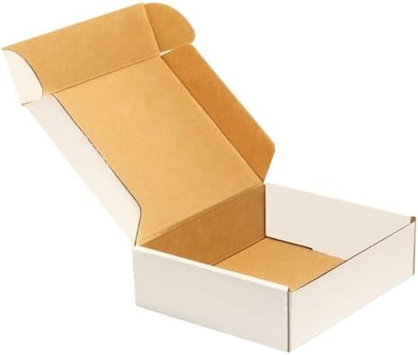 50 pack Small Shipping Box,7x6x2'',Corrugated Mailer, Cardboard Box ...