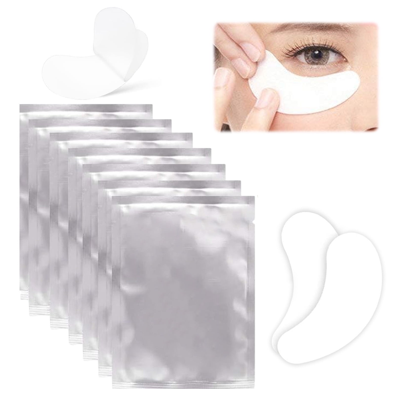 50 pairs of grafted eyelash isolation eye patches-silver - Walmart.com