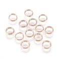50 pc 304 Stainless Steel Split Rings Double Loops Jump Rings Rose Gold ...