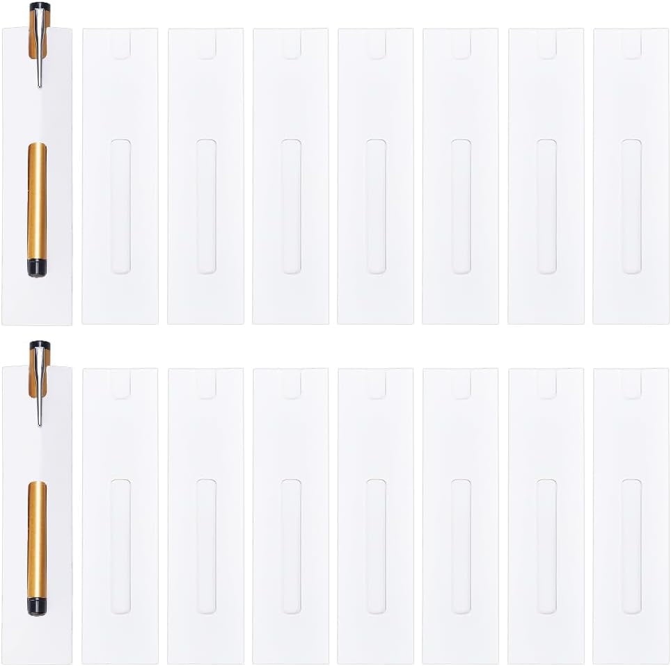 50 pc 50 Pcs Pen Gift Boxes Kraft Empty White Gift Box for Pen Slip-in ...