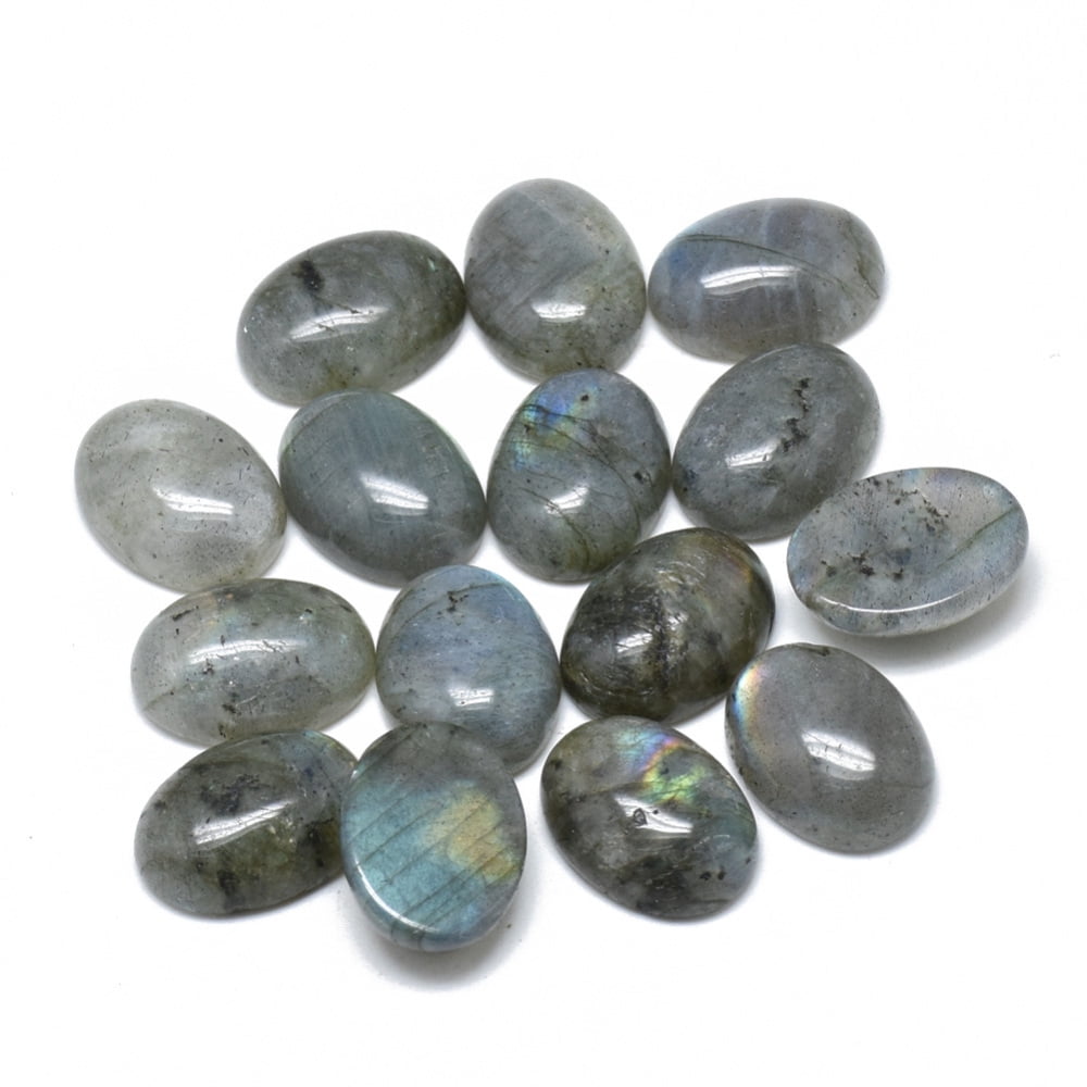 50 pc Natural Labradorite Cabochons Oval 16x12x5~6mm - Walmart.com