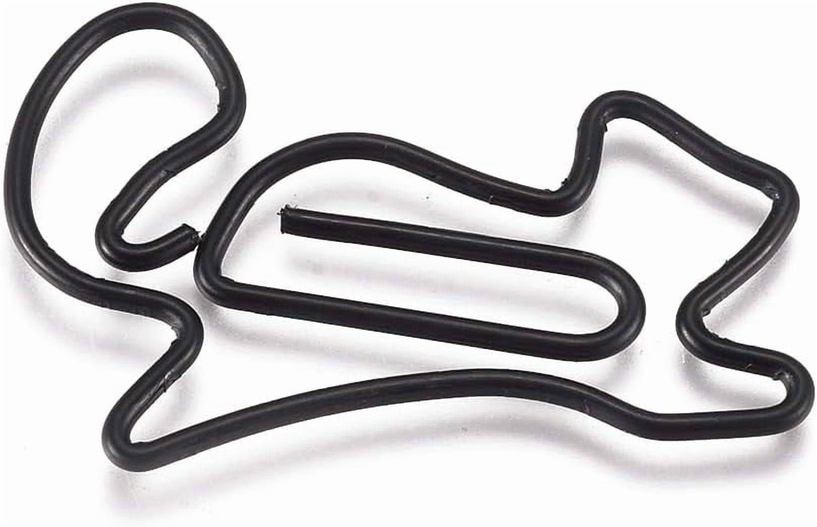 50 pc Squirrel Shape Iron Paperclips Cute Paper Clips Funny Bookmark ...