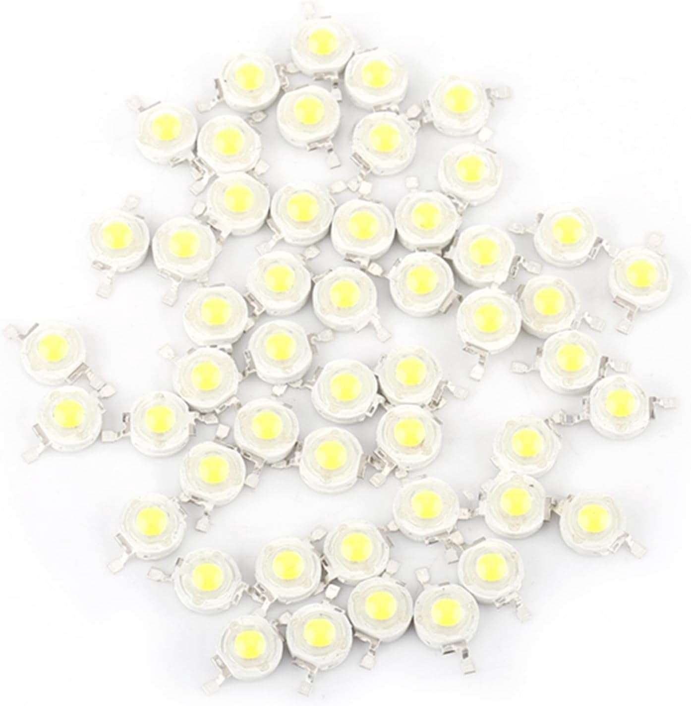 50 pcs 1 high power chip, micro LED beads, 6000-6500 diode LED beads ...