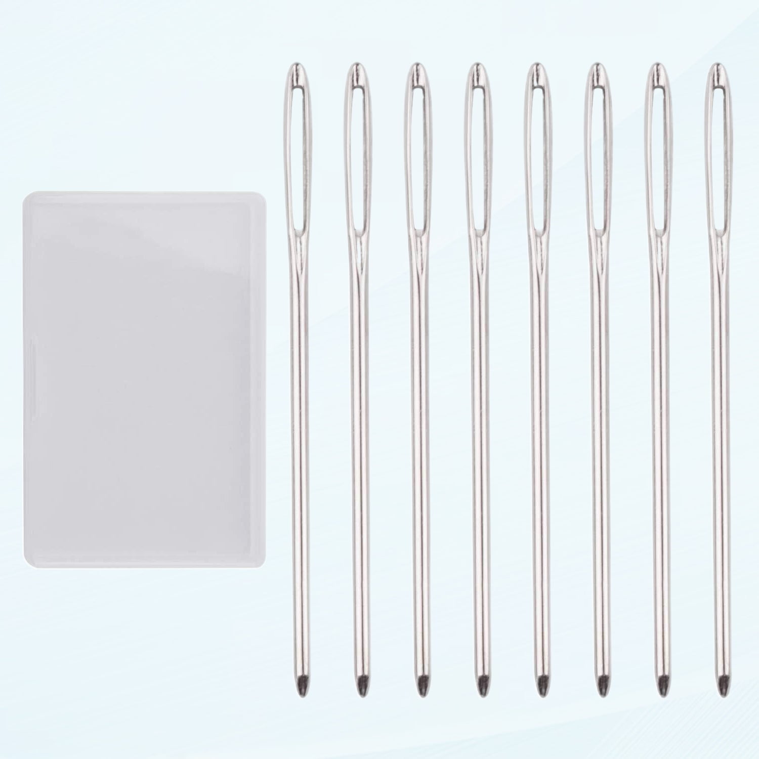 50 pcs 2.7 inch Metal Large Eye Blunt Needles Thread Needles for ...