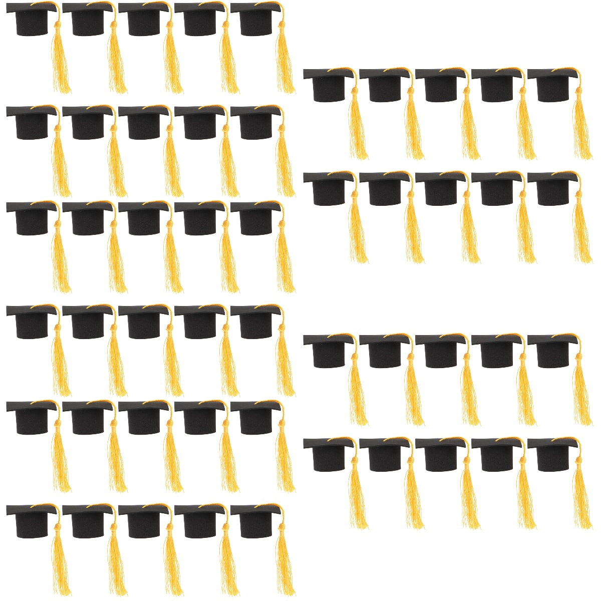 50 pcs Cake Mini Trencher Caps Mini Graduation Season Souvenir ...