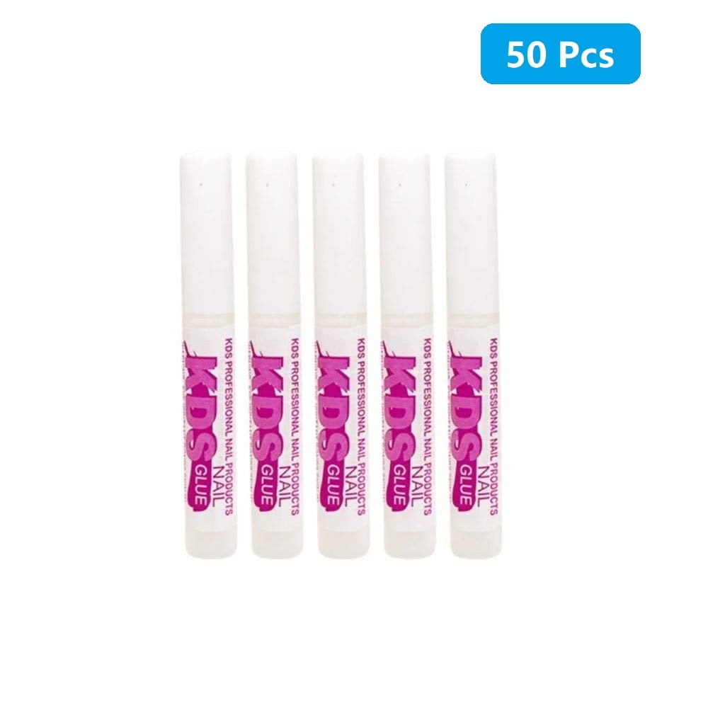 50 pcs KDS Nail Tip Glues - Super Instant Bond for Acrylic Nails ...