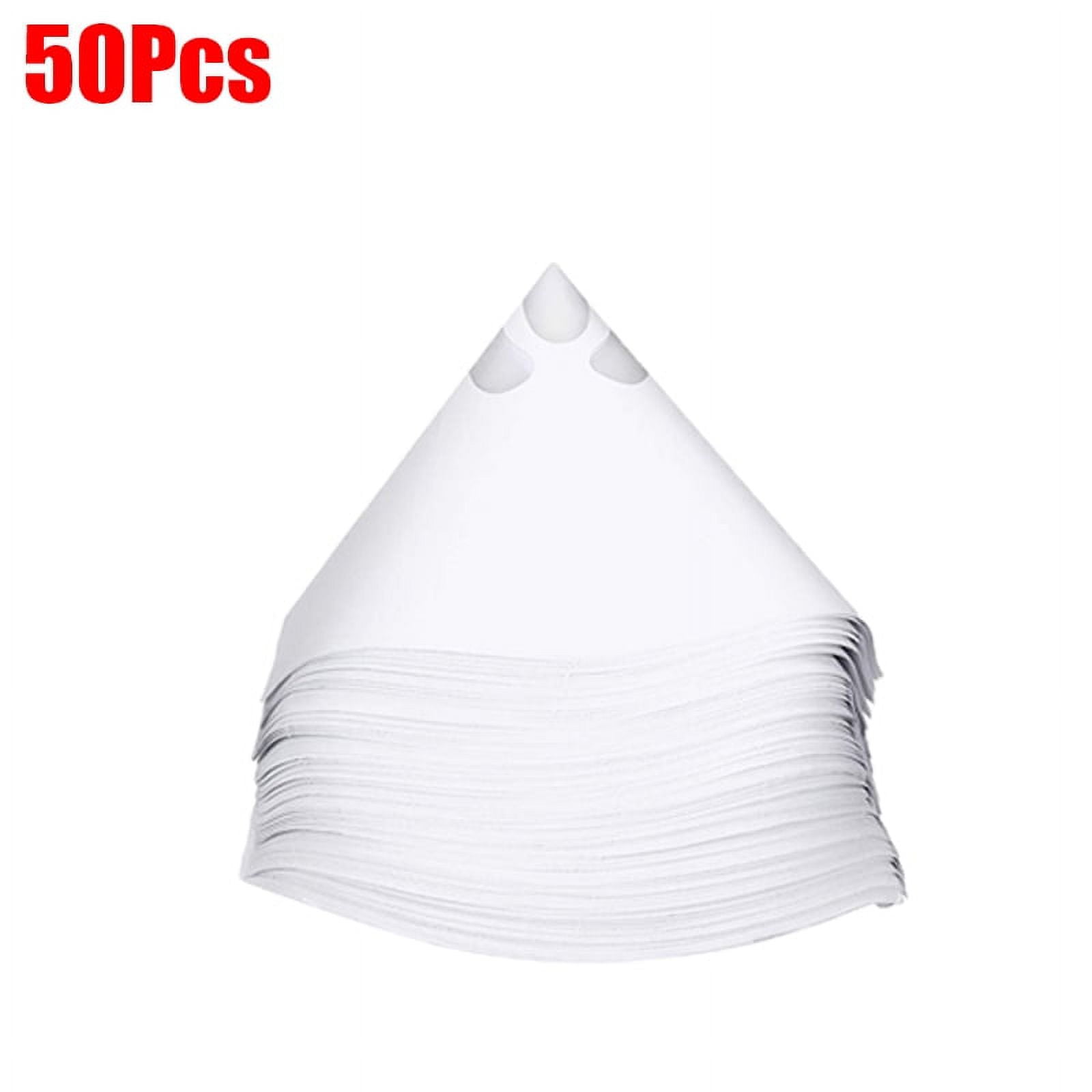 50 pcs - Paint Filter Paper, Supporter Fiant Filter Cup, Chicken Funnel ...