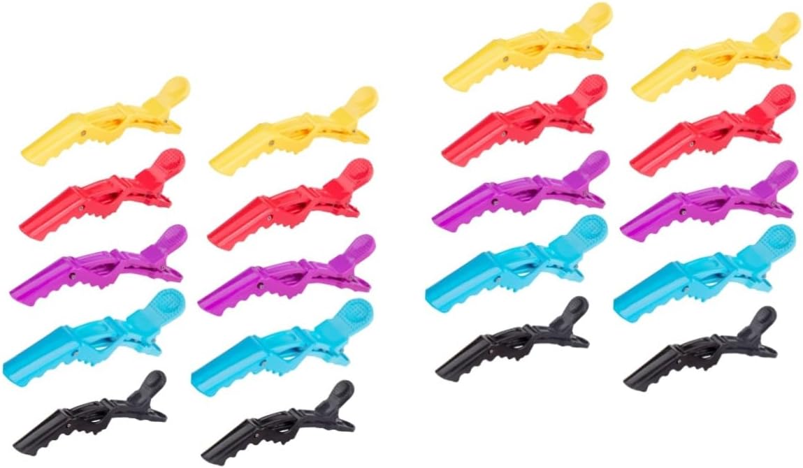 50 pcs Partition Salon Hairdressing Sectioning Styling Hair Plastic ...