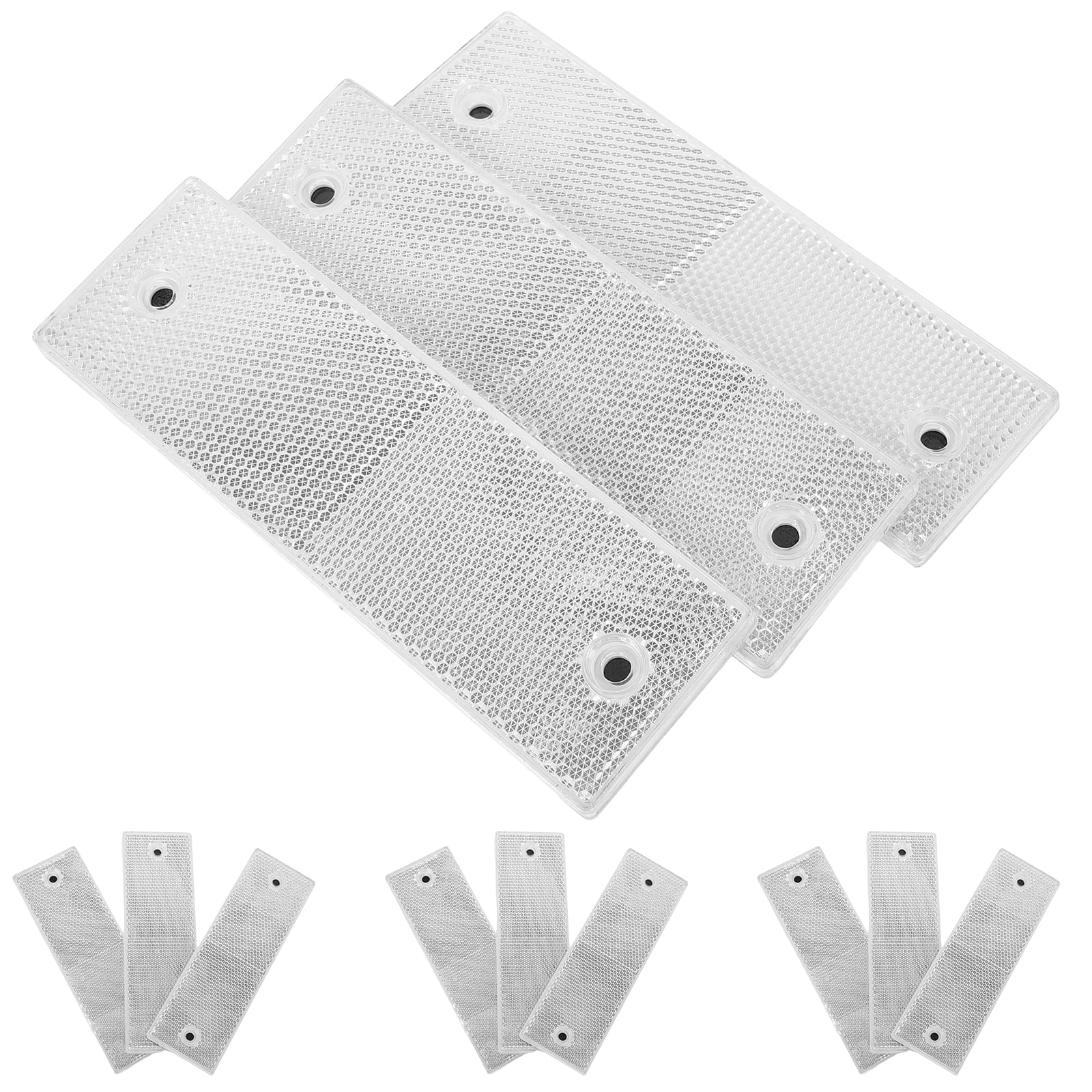 50 pcs Reflective Stickers Car Reflector Sticker Self Adhesive ...