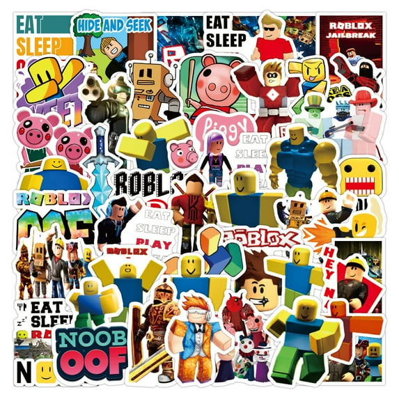 50 pcs Roblox stickers for cars, skateboards, suitcases, laptops ...
