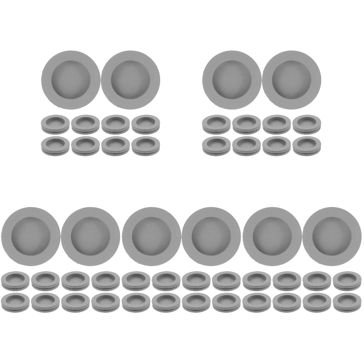 50 pcs Rubber Hole Plugs Air Conditioner Drain Plugs Air Condition ...