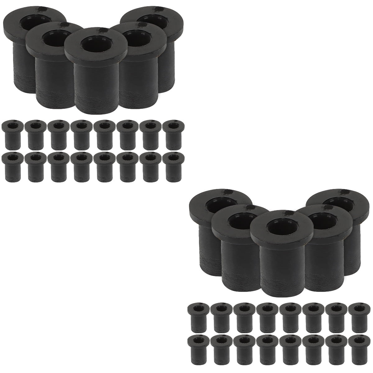 50 pcs Rubber Well Nut Fairing Fastener Motorcycle Fastener Part With ...