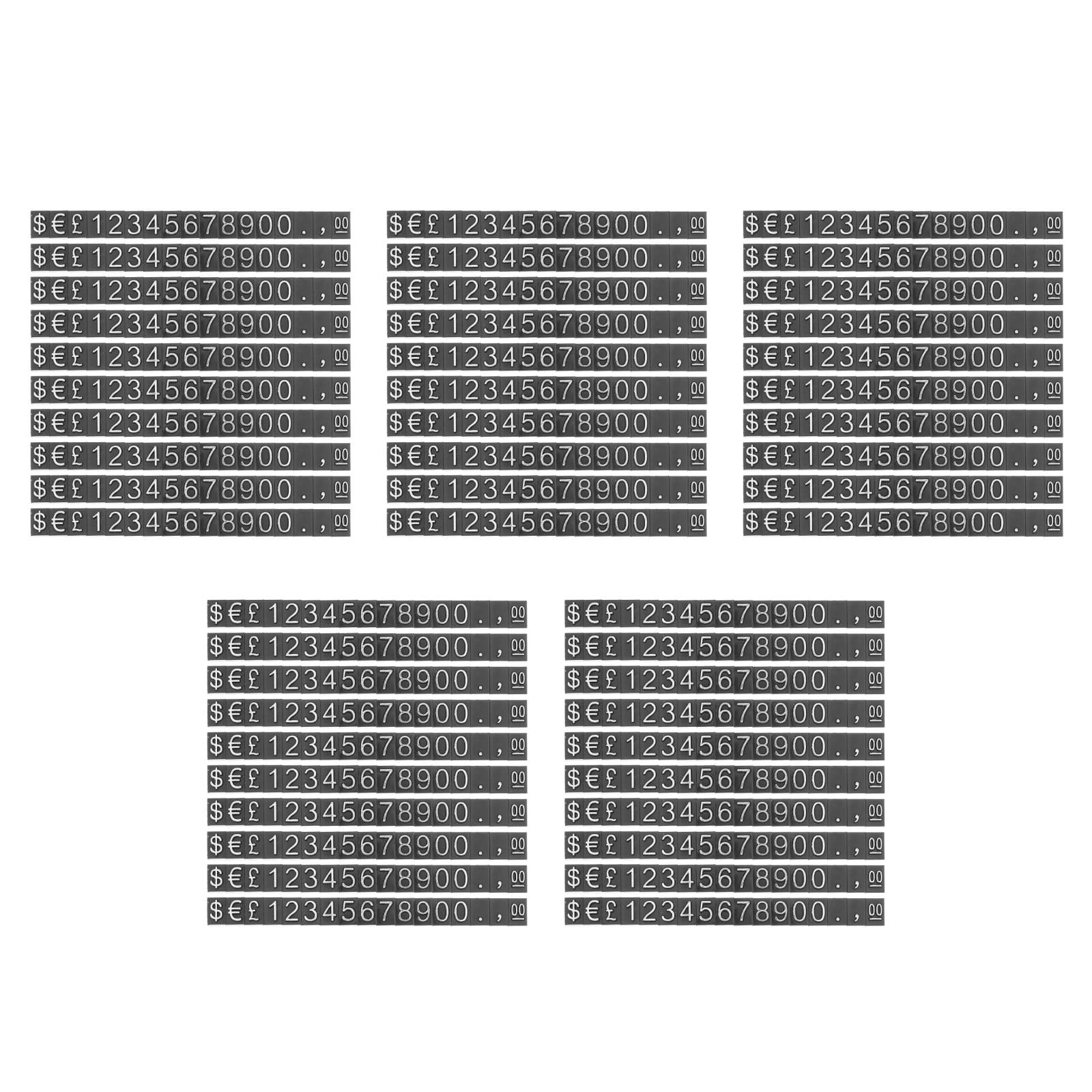 50 pcs Supermarket Price Display Signs Number Price Tags Store Price ...