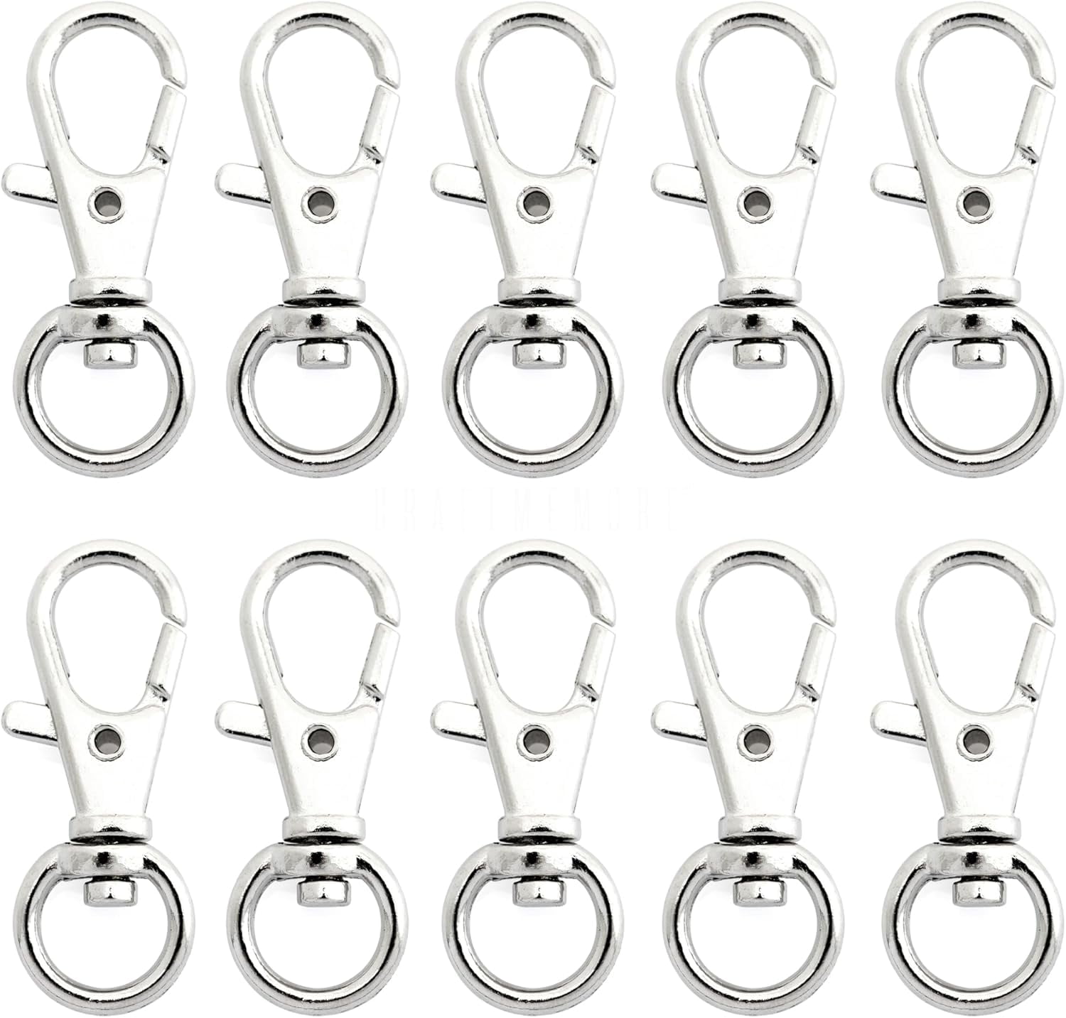 50 pcs Swivel Clasps Lanyard Clips Snap Hook Metal Lobster Claw Clasp ...