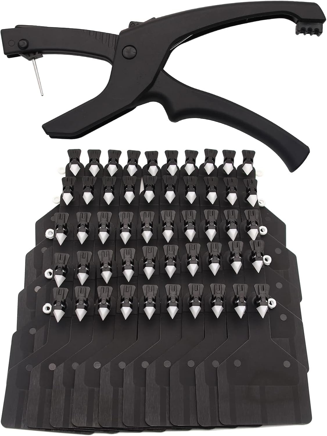 50 pcs TPU Blank Z Tags One-Piece Cattle Ear Tags Plastic Animal ...