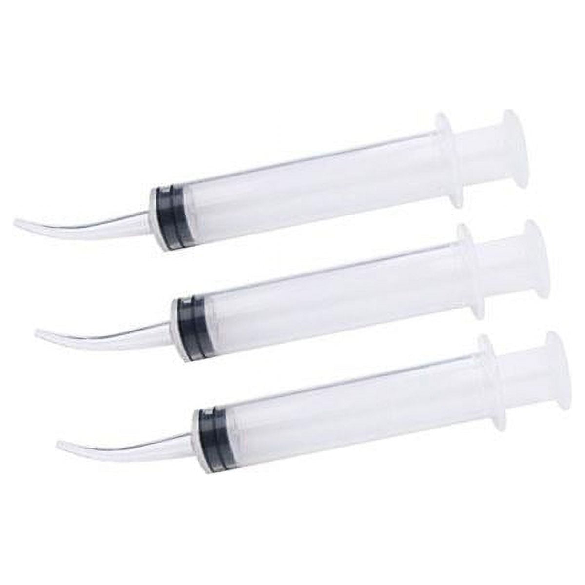50 pcs/box Curved Tip Utility Irrigation Syringes 12 cc - Walmart.com