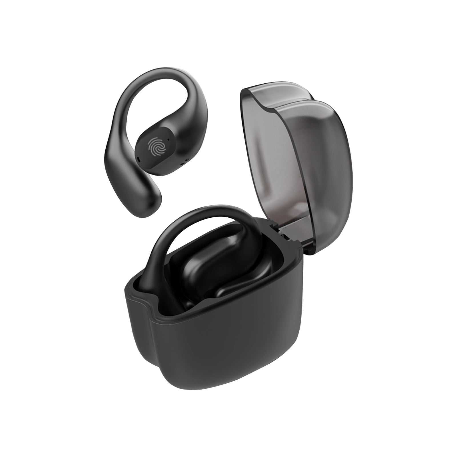 True Bone Conduction Headphones, Open Ear Earbuds with Ear Hooks, Up to ...