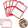 50 pieces of address labels, size 3.5×4.5 inches, recipient/sender ...