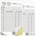 50 sets Sales Invoice Order Form Book 2-Part Carbonless Copy Invoice ...