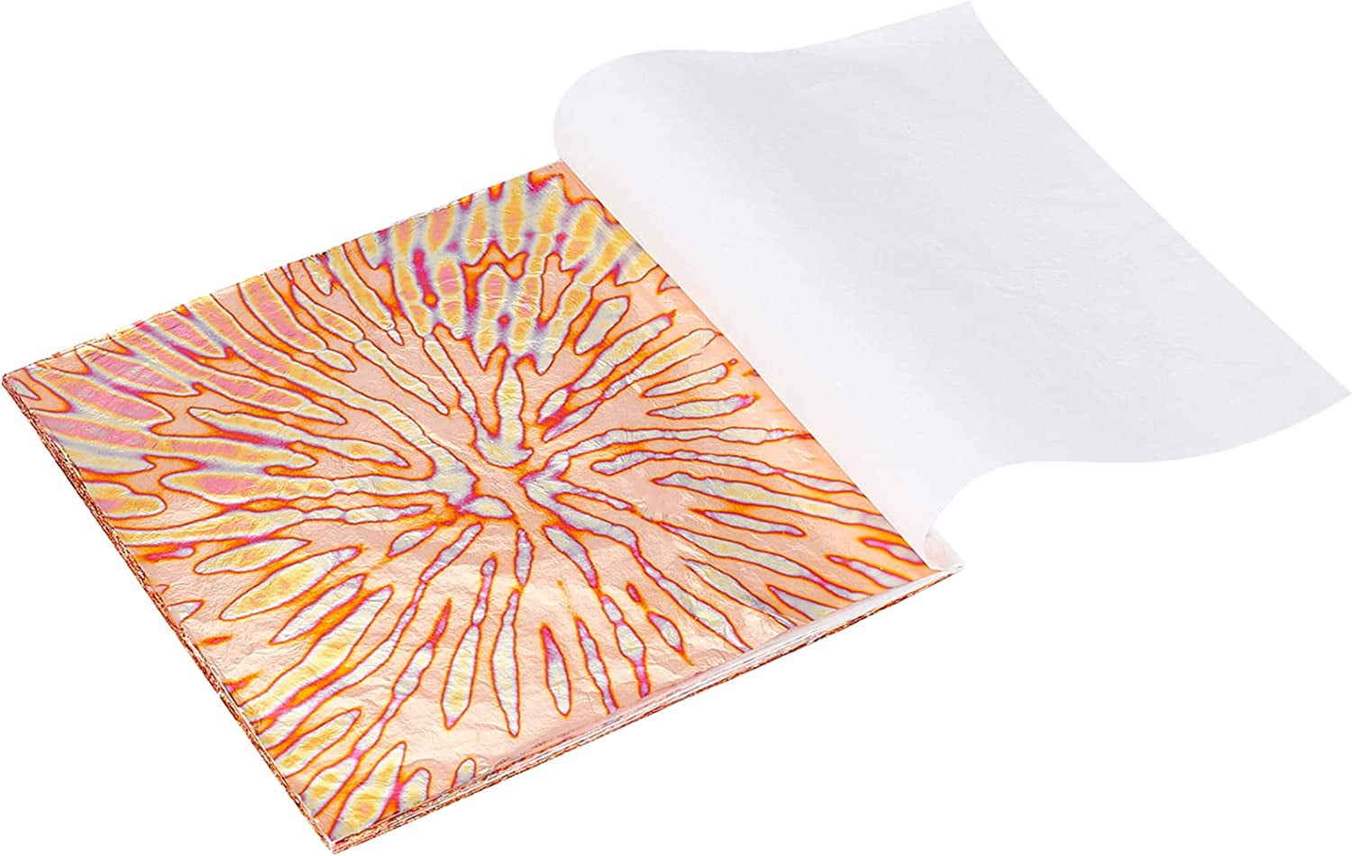 50 sheet 50 Sheets 14cmx14cm golden Foil Papers Dark Goldenrod ...