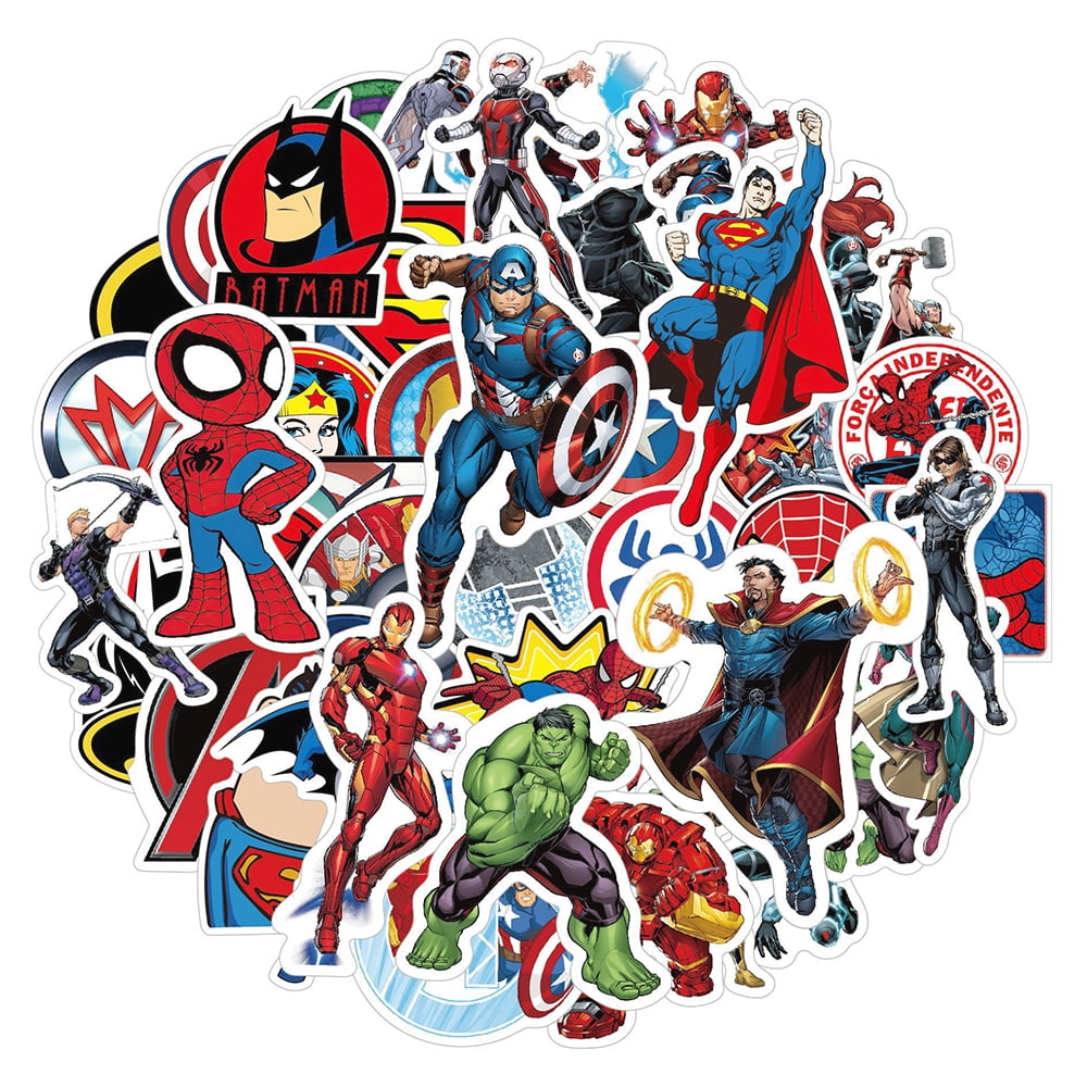 50 stickers, matte film insulation cup stickers, fun graffiti hand tent ...