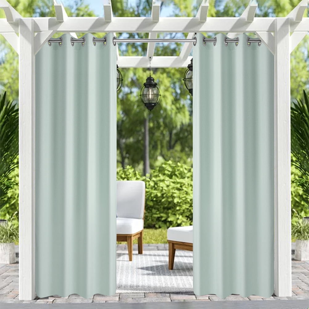 50 x 120 inch top and bottom with grommets Window Curtain Panel, Creamy ...