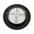 50 x 12mm Spirit Level Bubble Black Angle Clear Mini Round Leveller ...