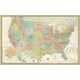50" x 32" RMC Classic Edition United States Wall Map - Laminated ...