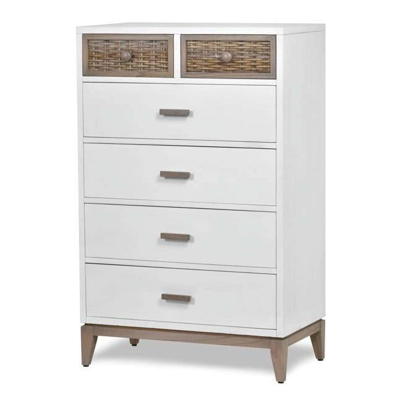 50 x 32 x 18 in. Kauai 6-Drawer Split Vertical Chest, White - Walmart.com