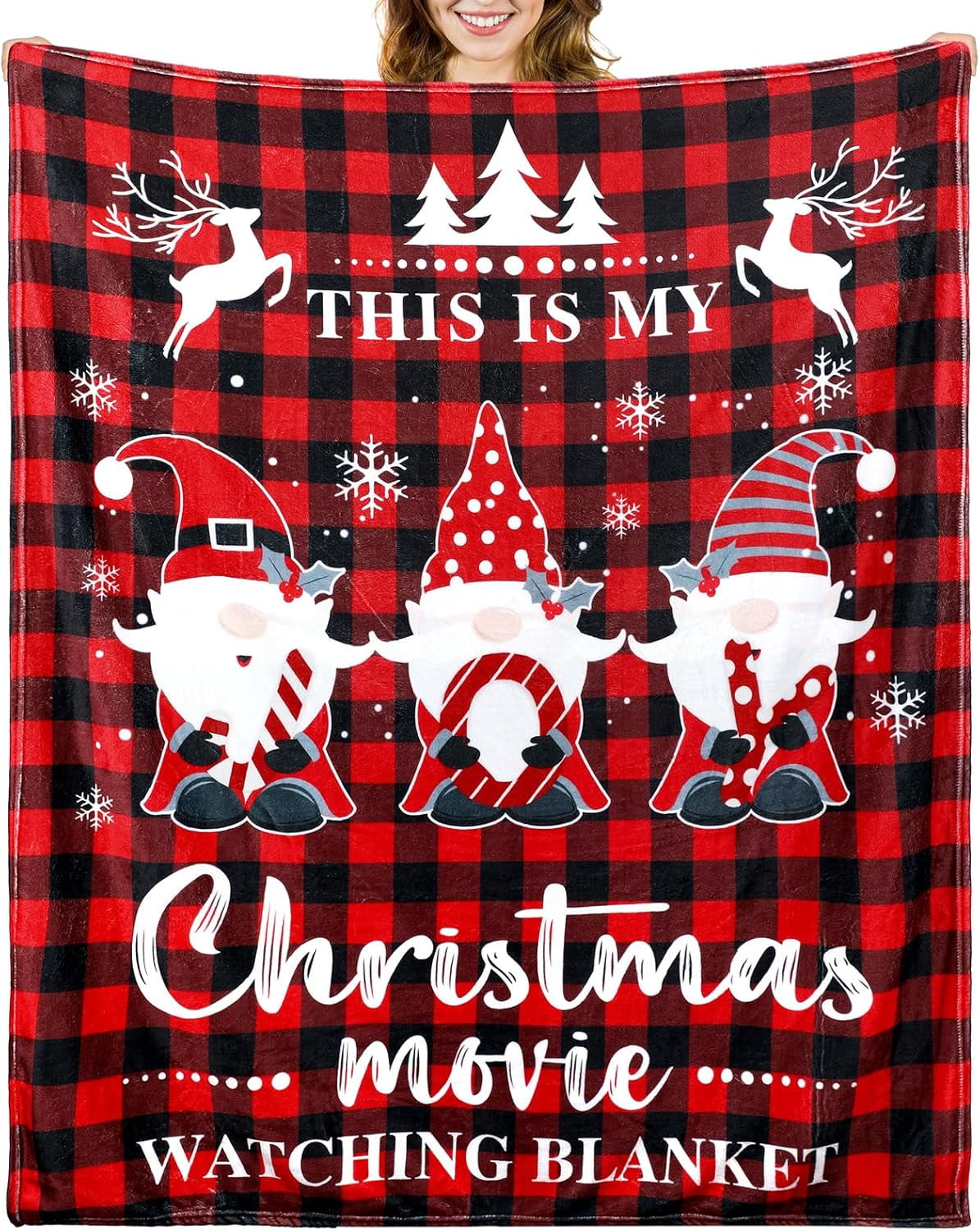 50'' x 60'' Christmas Throw Blanket This is My Christmas Movie Watching ...