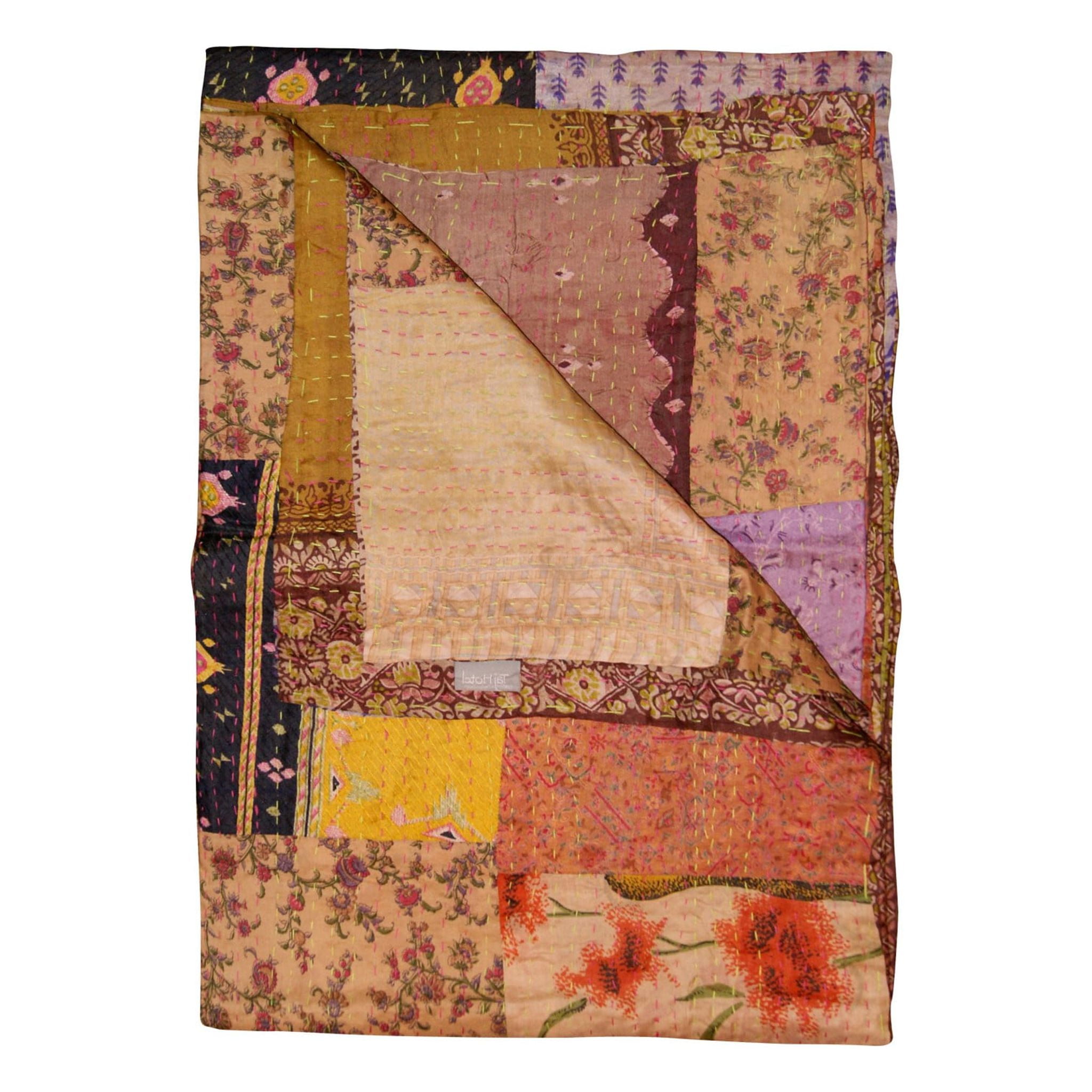 50" x 70" Silk Multicolor Throws - Walmart.com