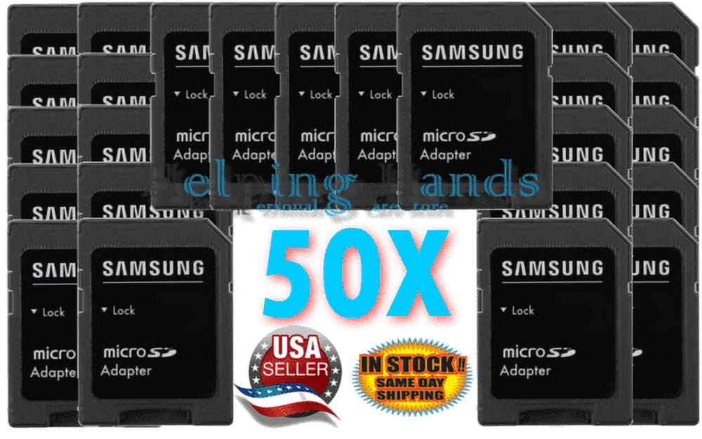 50 x OEM microSD micro SD to SD SDHC Adapter fit 4GB 8GB 16GB 32GB 64GB ...