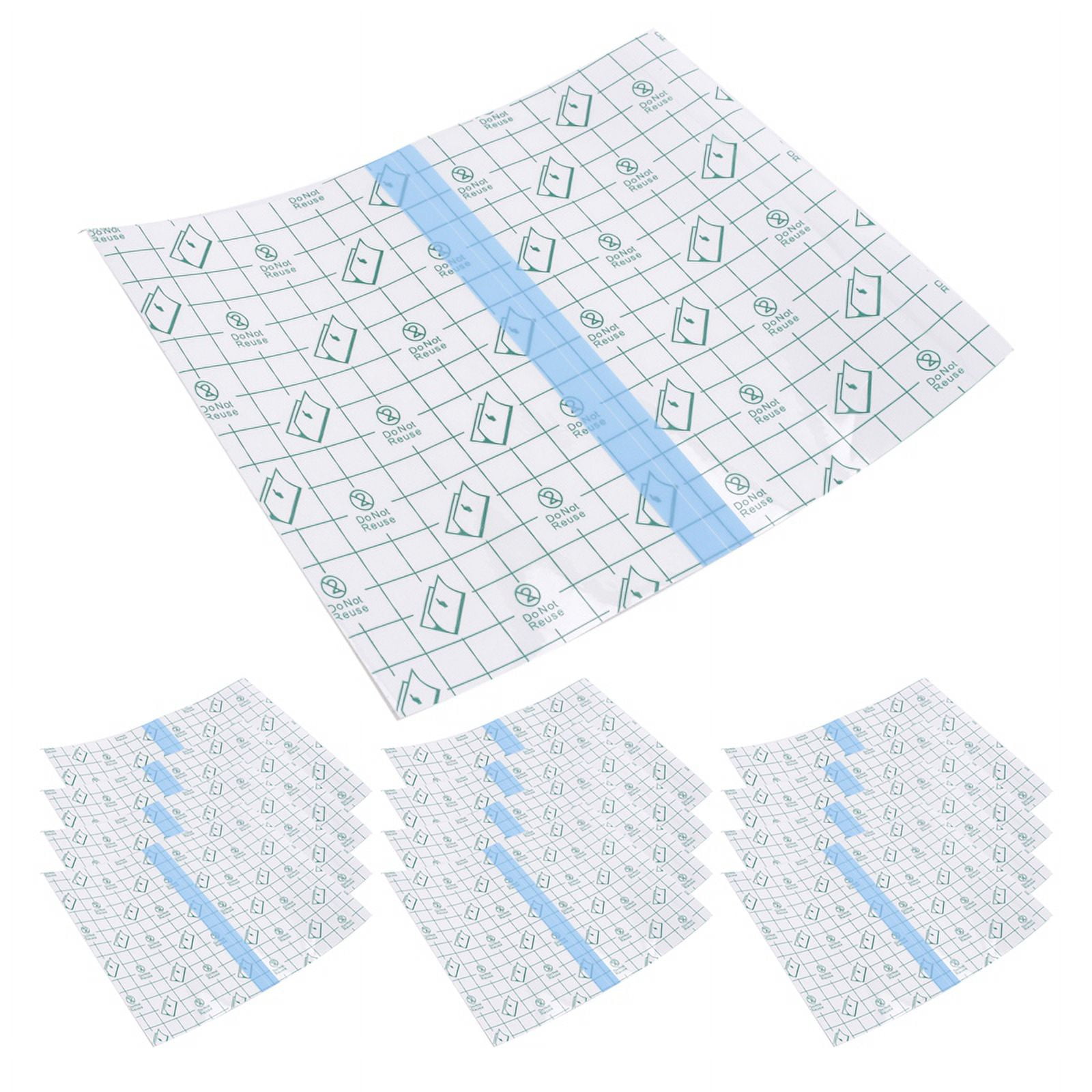 50 x transparent elastic bandages-White & Green - Walmart.com
