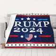 50"x40" Trump 2024 Donald Trump 2024 Blanket for Men Warm Soft Women ...