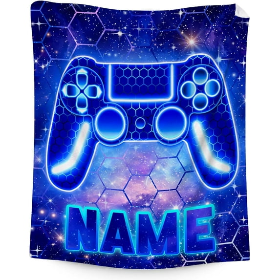 50"x60" Blanket Gifts for Men Personalized Gamer Blanket Gifts for ...