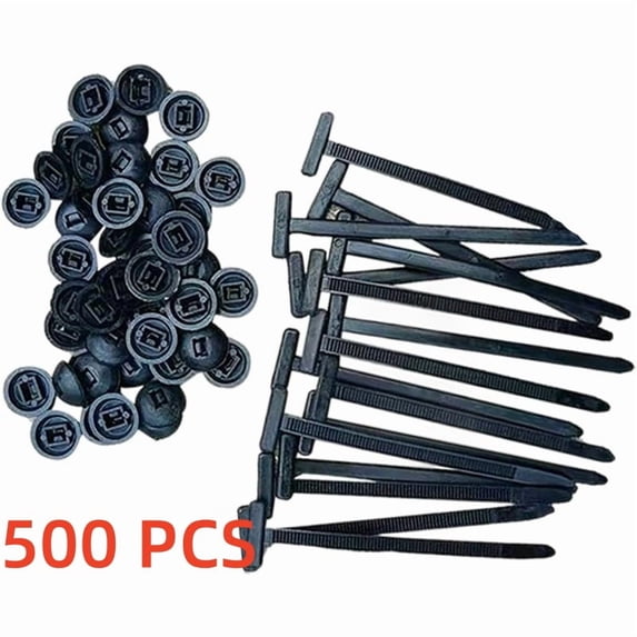 500/10 Pcs Nylon Universal Cable Tie Buckle Heavy Duty Self-Locking ...