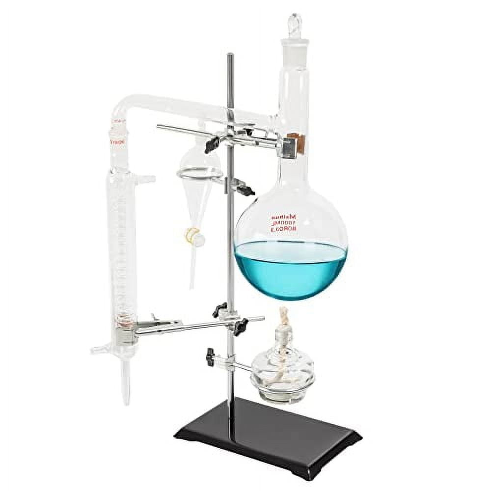 500/1000ml Essential Oil Separator Lab Glassware Full Kit Pure Water ...