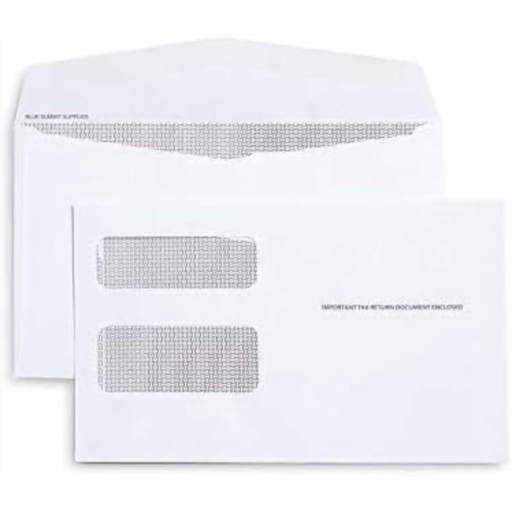 500 1099 MISC Tax Envelopes - Designed for Printed 1099 Laser Forms ...