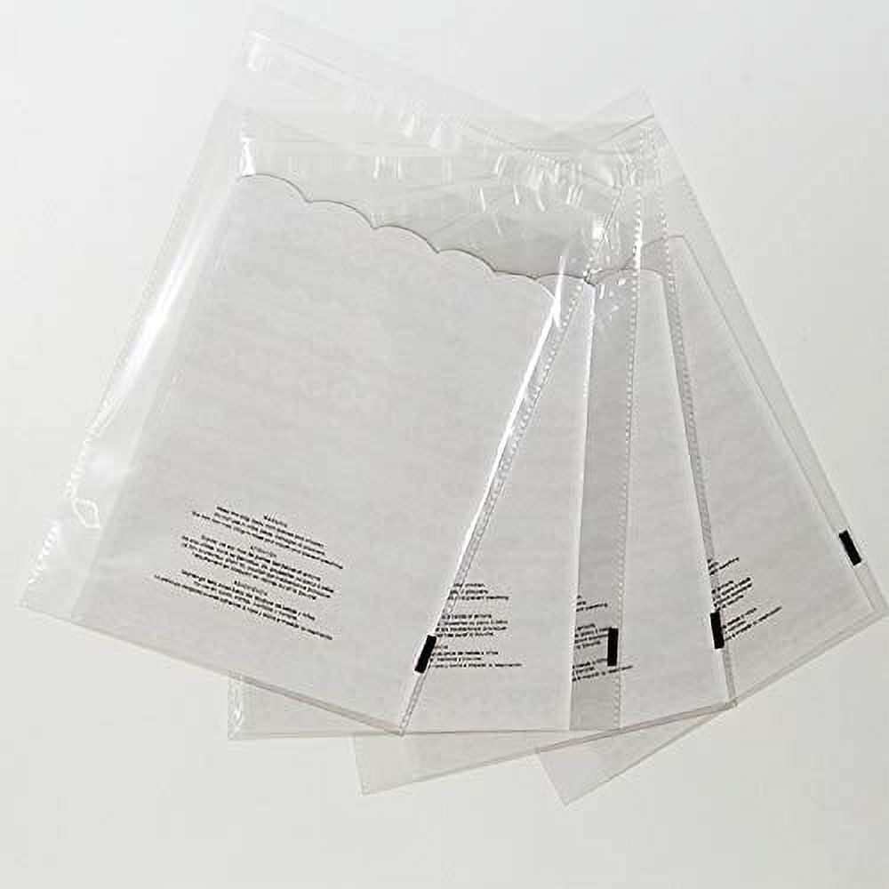 500 11x14 Suffocation Warning Self Seal Flap Tape Clear ValueMailers ...
